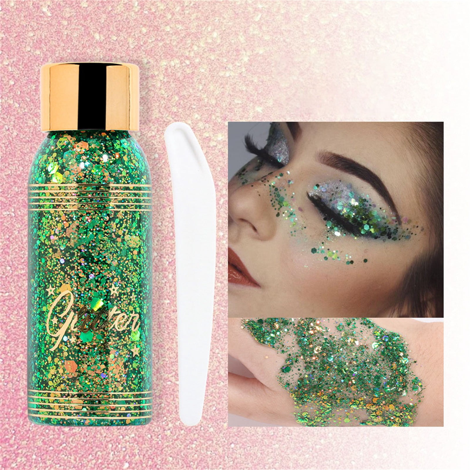Jhbxhhd Glitter Eyeshadow Glitter Eye Shadow Sequin Gel Scale Face Body