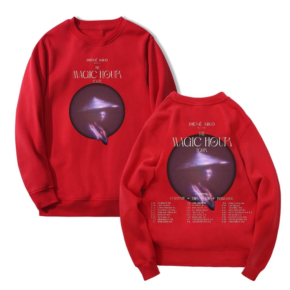 Jhene Aiko The Magic Hour Tour 2024 Merch Long Sleeve Streetwear Men ...