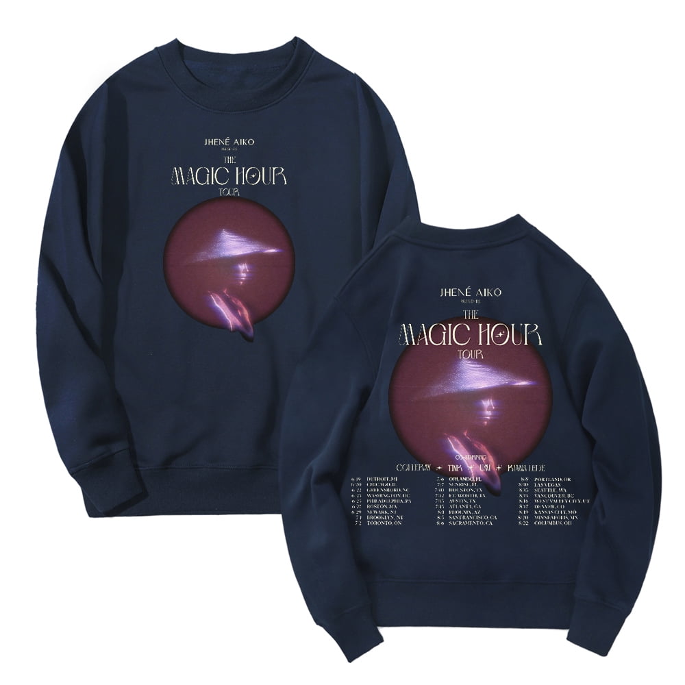 Jhene Aiko The Magic Hour Tour 2024 Merch Long Sleeve Streetwear Men ...