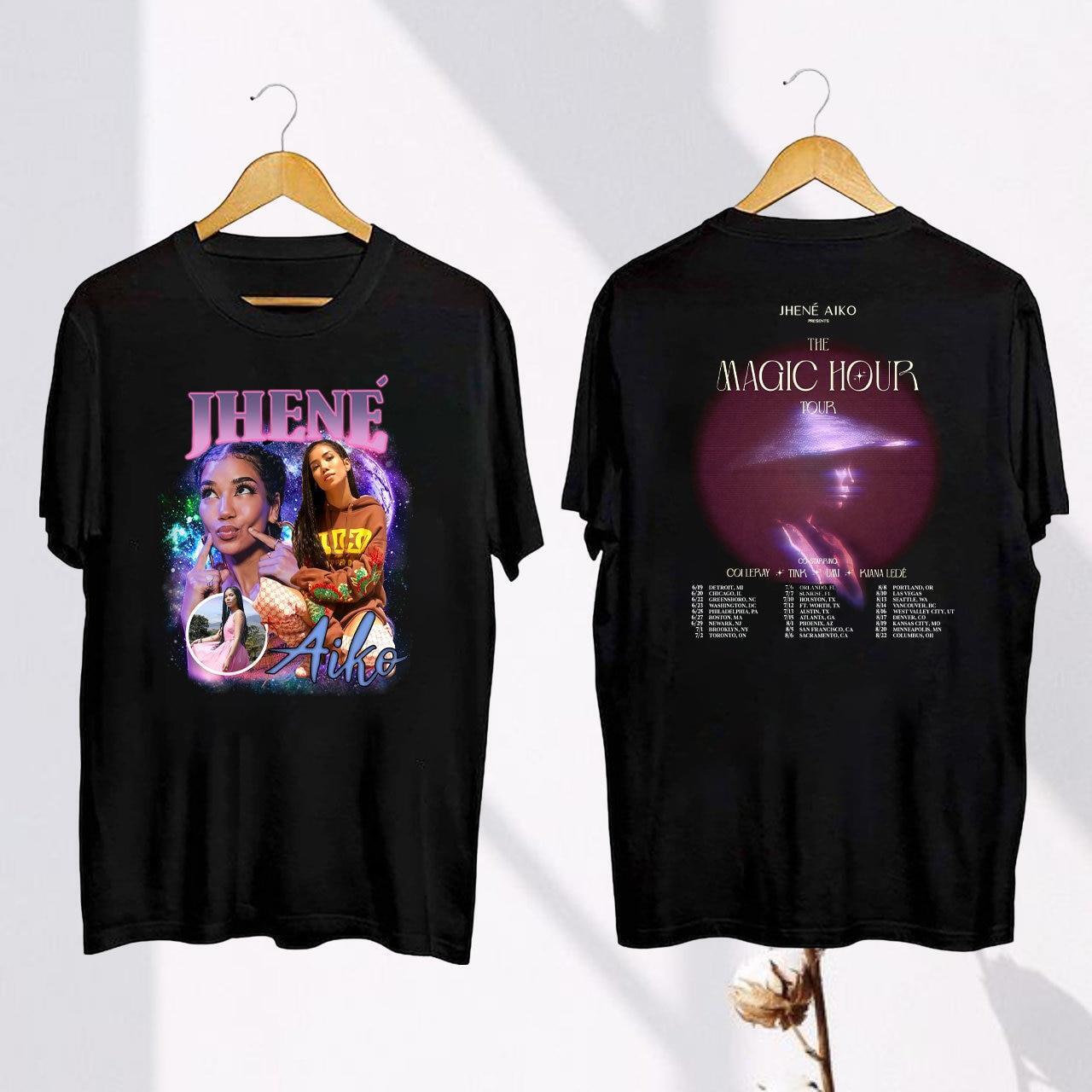 Jhene Aiko The Magic Hour Tour 2024 Shirt Jhene Aiko 90s Vintage Tee ...
