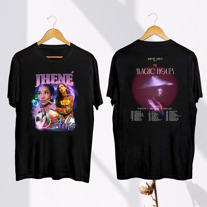 Jhene Aiko The Magic Hour Tour 2024 Shirt, Jhene Aiko 90s Vintage Tee ...