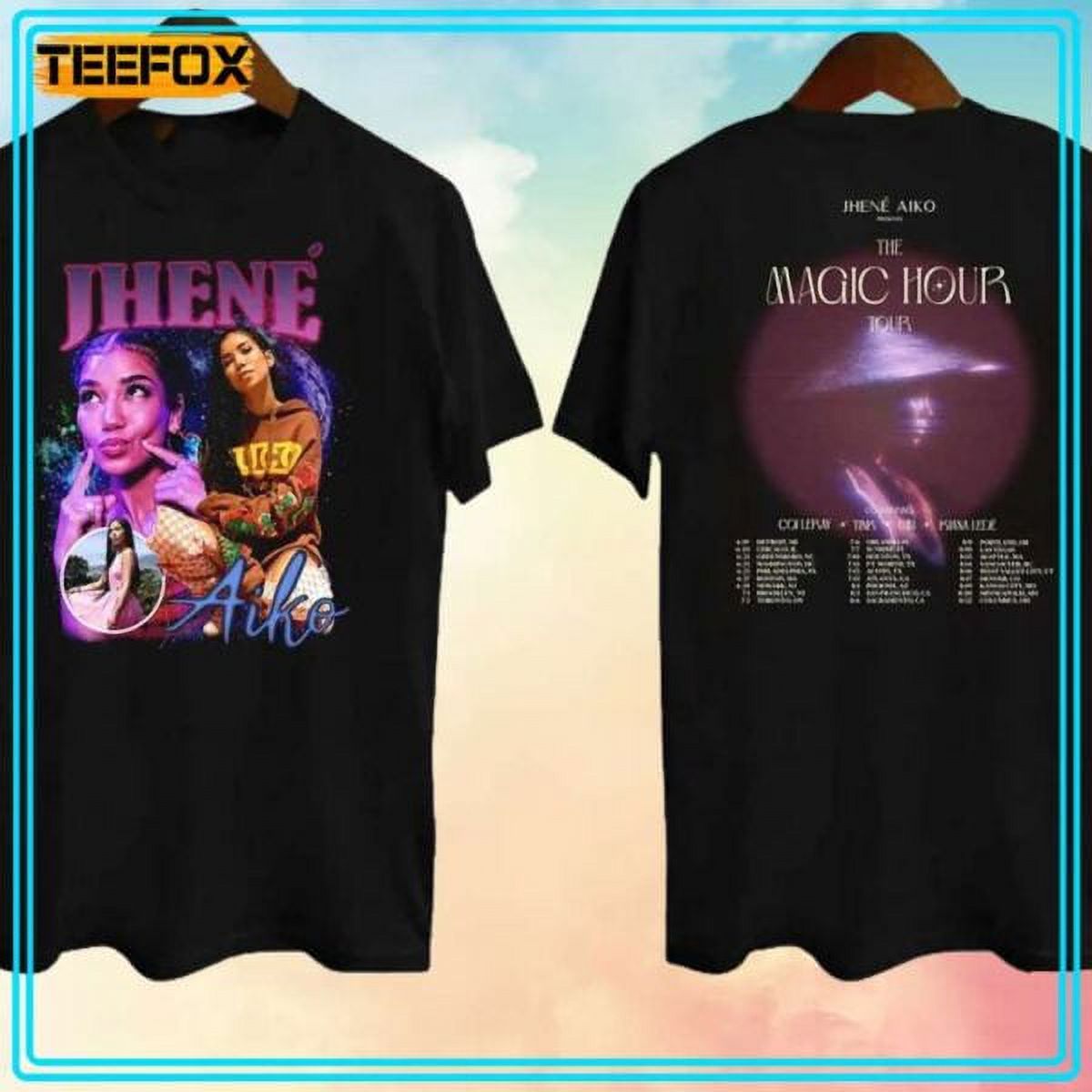 Jhene Aiko The Magic Hour Tour 2024 Shirt, Jhene Aiko Fan Shirt, Jhene Aiko 2024 Concert Shirt ...