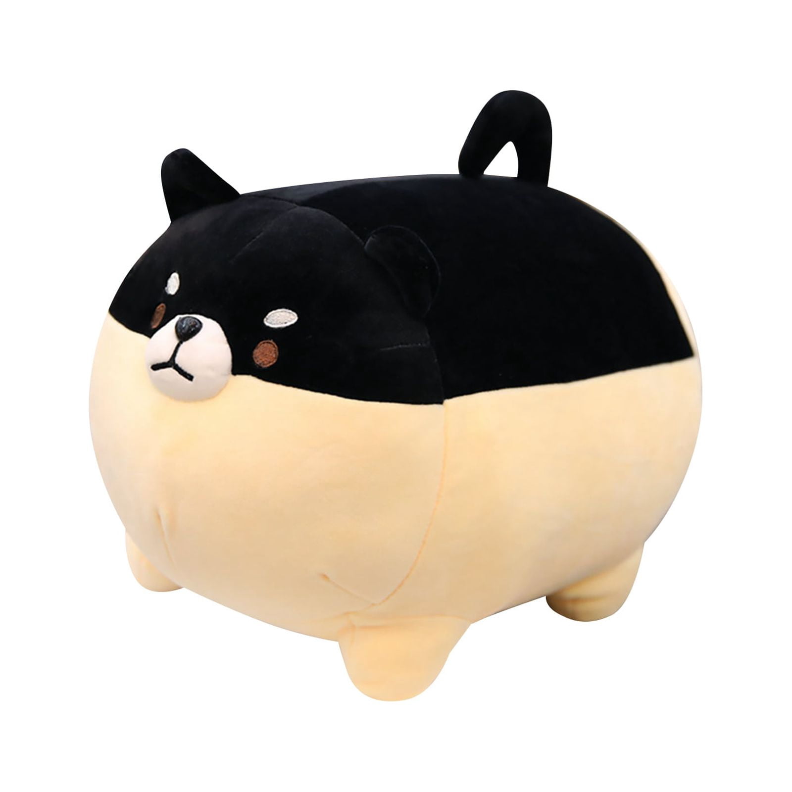 Jhomerit Cute Soft Body Fat Shiba Inu Dog Doll Plush Toy Down Cotton ...