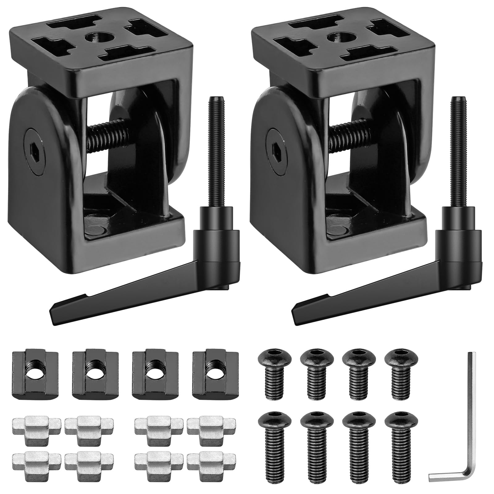 JiGiU 2PCS Angle Connector Joint Connector 4040 Nut 8 Flexible Hinge ...