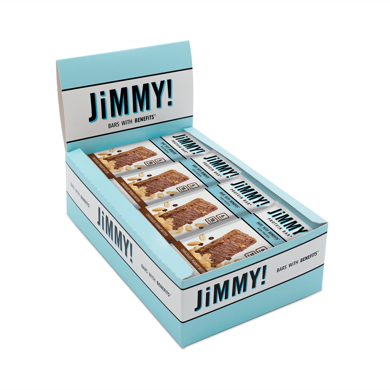 Jimmy! Gluten Free Chocolate Peanut Butter, Low Sugar, 18g Protein ...