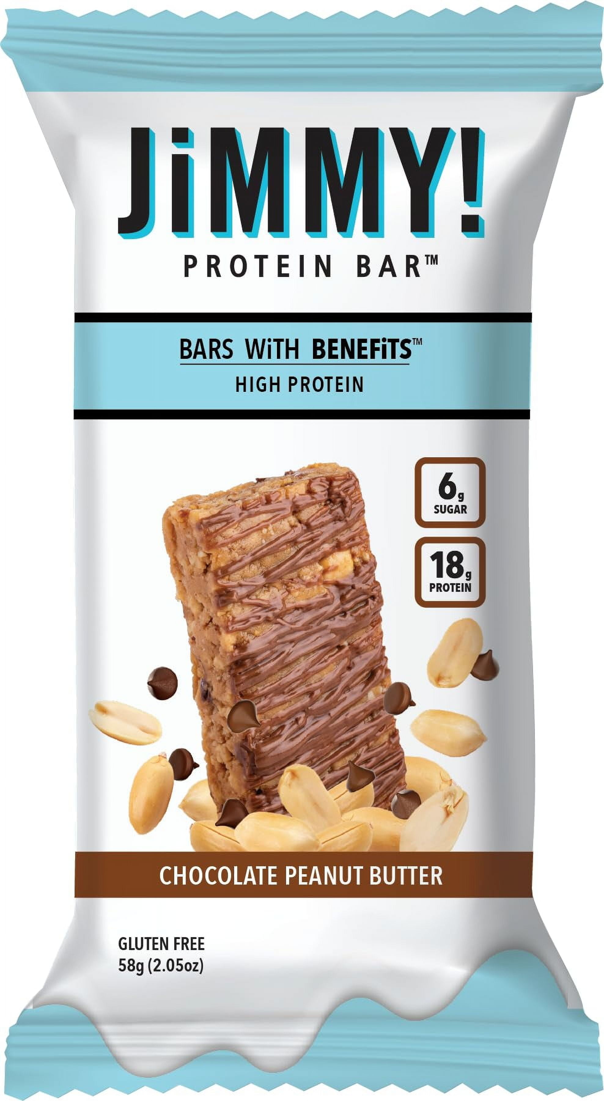 JiMMY'S! Functional Protein Bar IRF13 - Chocolate Peanut Butter - 12 ...