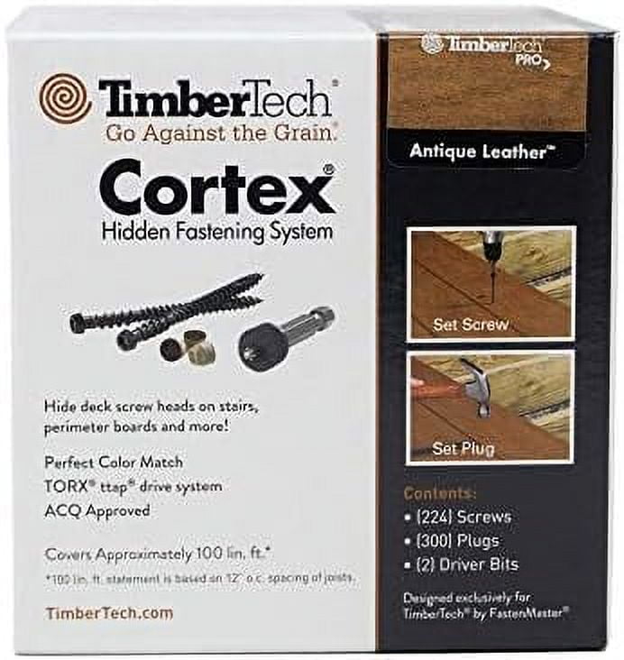 JiXun Cortex Plug Hidden Fasteners for TimberTech Antique Leather (100 lin/ft) - Walmart.com