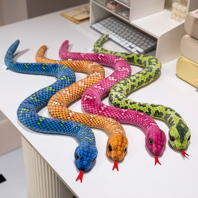 Jia Store 4pack Wild Republic Snake Stuffed Animal -19.7 '' Realistic ...