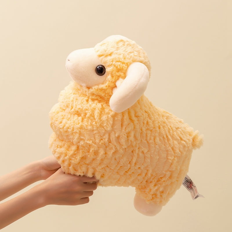 Jia Store Soft Sheep Plush Pillow and Stuffed Animal - 9.8 Inch Cute ...