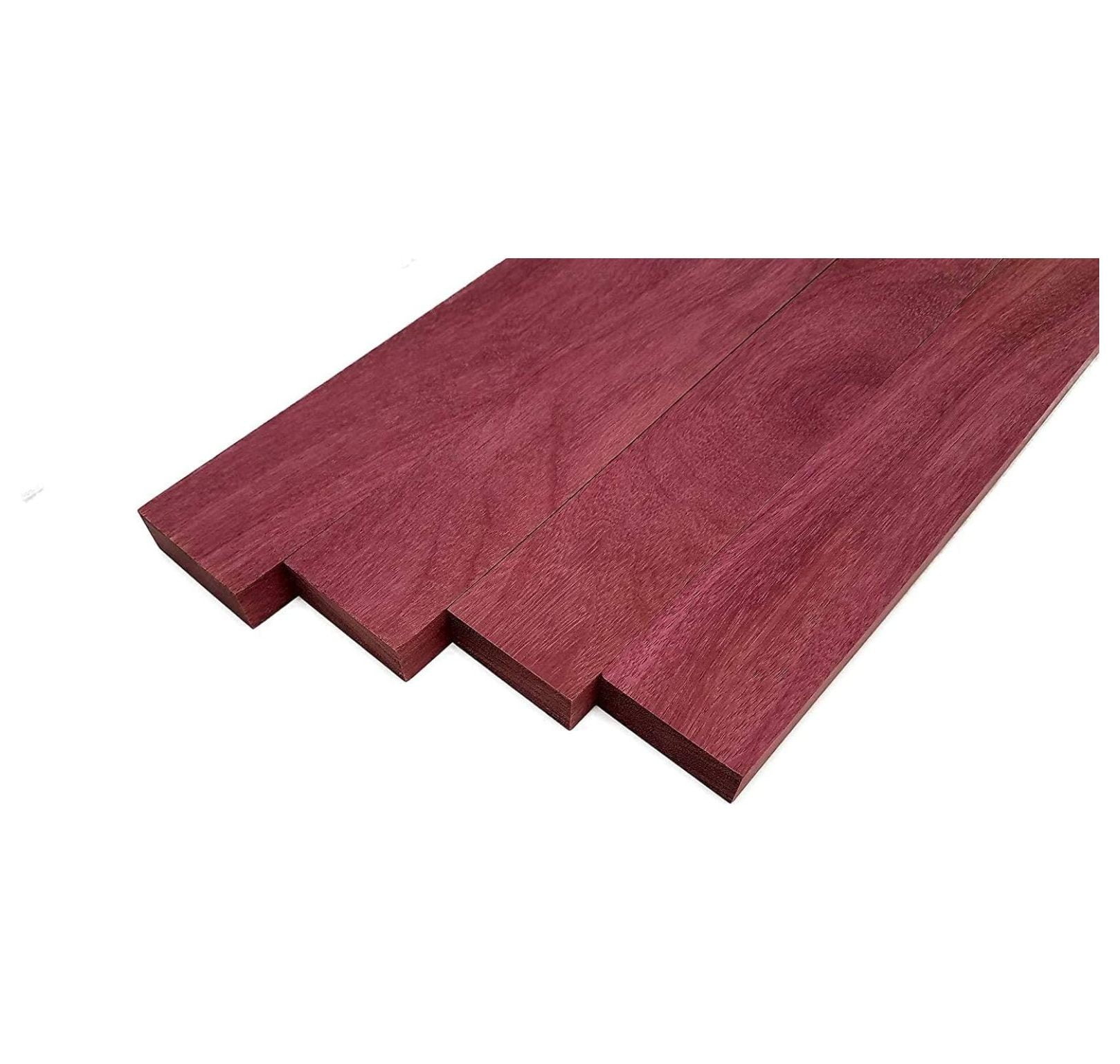 Jia ma sha 3/4 Inch x 2 Inch x 16 Inch Solid Purpleheart Lumber Boards ...