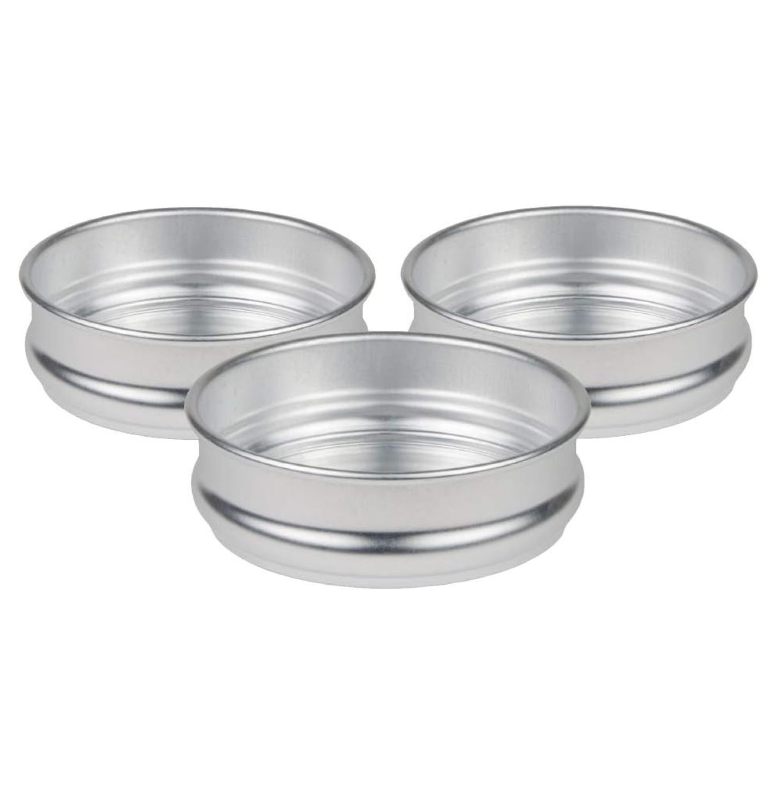 Jia ma sha ADP- Aluminum Pizza Dough Pan, 8-Inch, -Ounce - Set of 3 ...