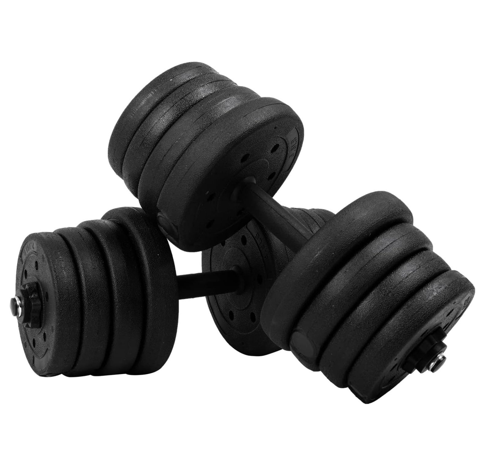 Jia ma sha Adjustable Dumbbell Sets 2 in 1 Weights Dumbbells with Anti ...