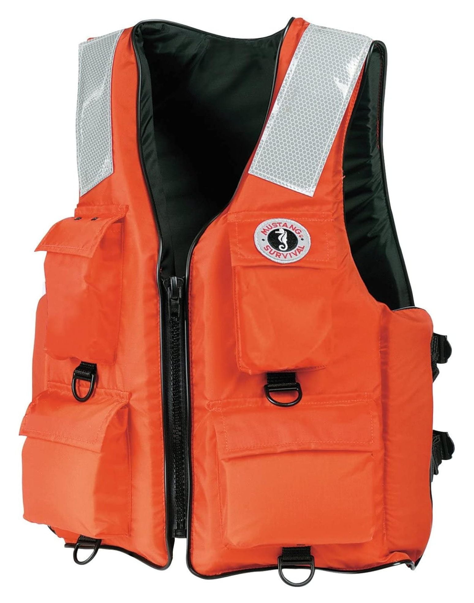 Jia ma sha Classic Industrial Vest with 4 Pockets & Solas Reflective ...