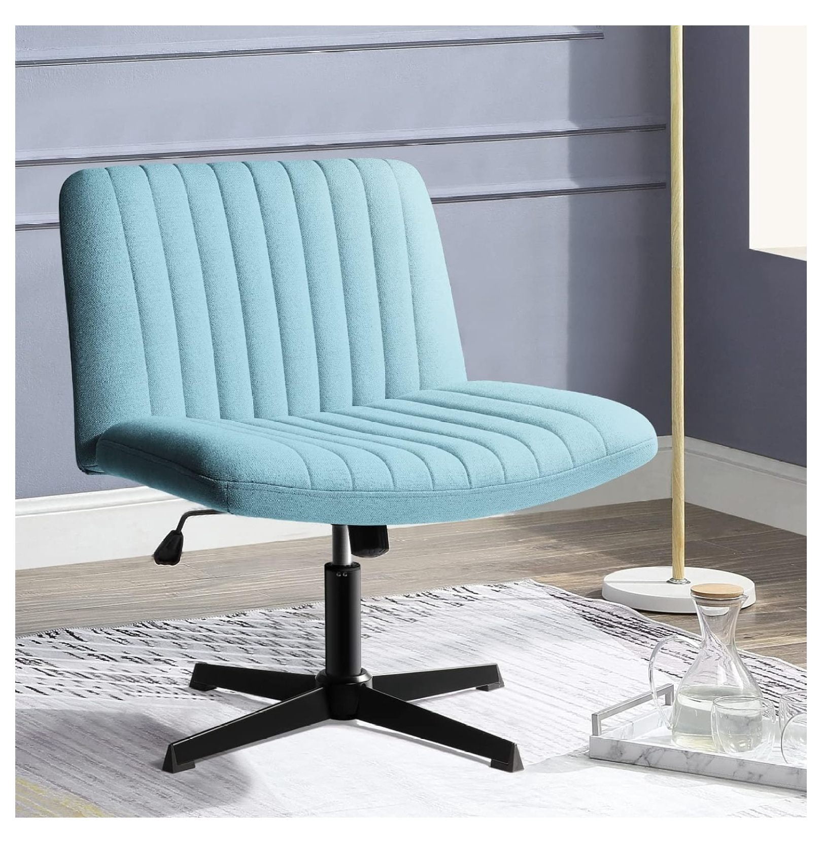Jia ma sha Criss Cross Chair,Armless Cross Legged Office Desk Chair No ...