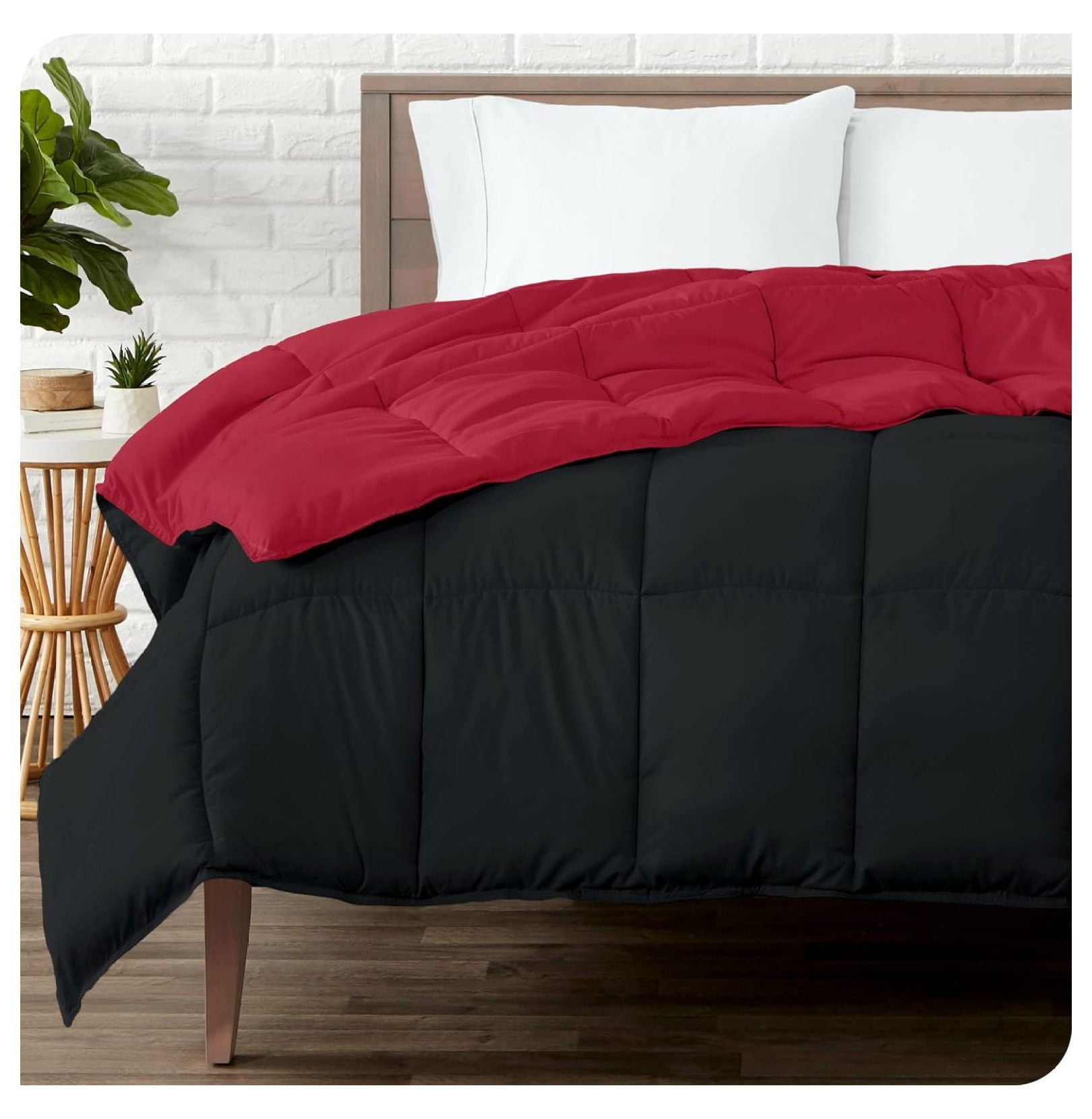 Jia ma sha Oversized King Comforter - Reversible Colors - Goose Down Alternative - Ultra-Soft ...