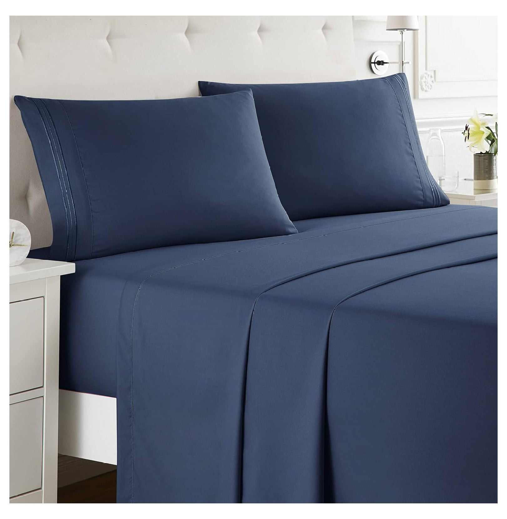 Jia ma sha RV Short Queen Sheet Set - 4 Piece Bed Sheets for RV Short ...