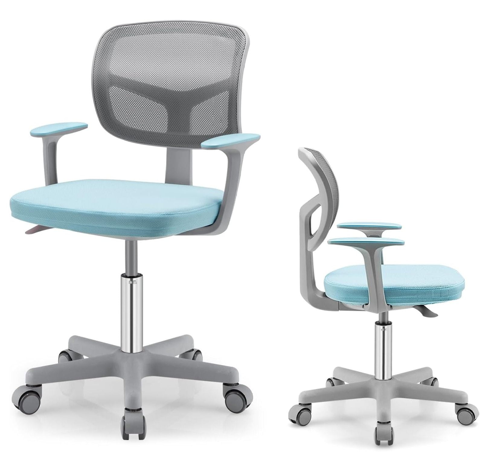 Jia ma sha Small Desk Chair, Adjustable Mesh Computer Chair with ...