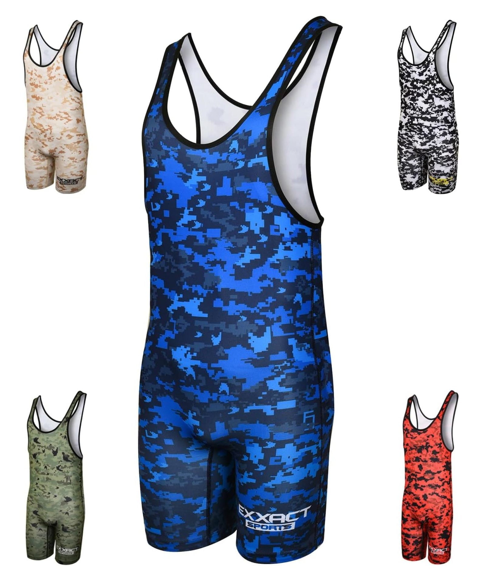 Jia ma sha Sublimated Wrestling Singlet for MMA, Powerlifting Singlet ...