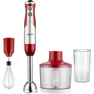 Americana by Elite EHB-2425R Hand Blender with Detachable Wand - Red ...