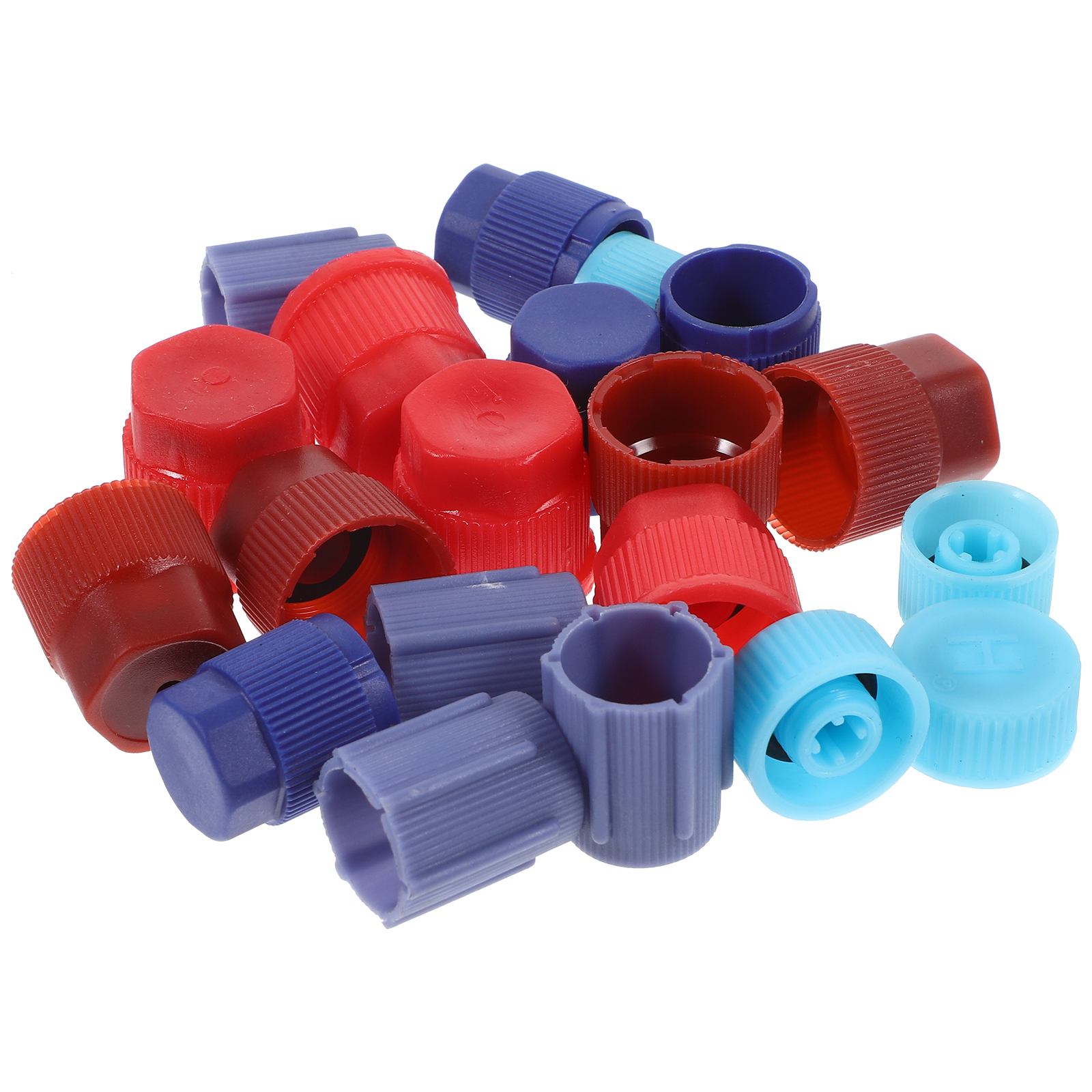 JiaHuin 1 Set Air Conditioner Charging Port Cap Repair Refrigerant ...