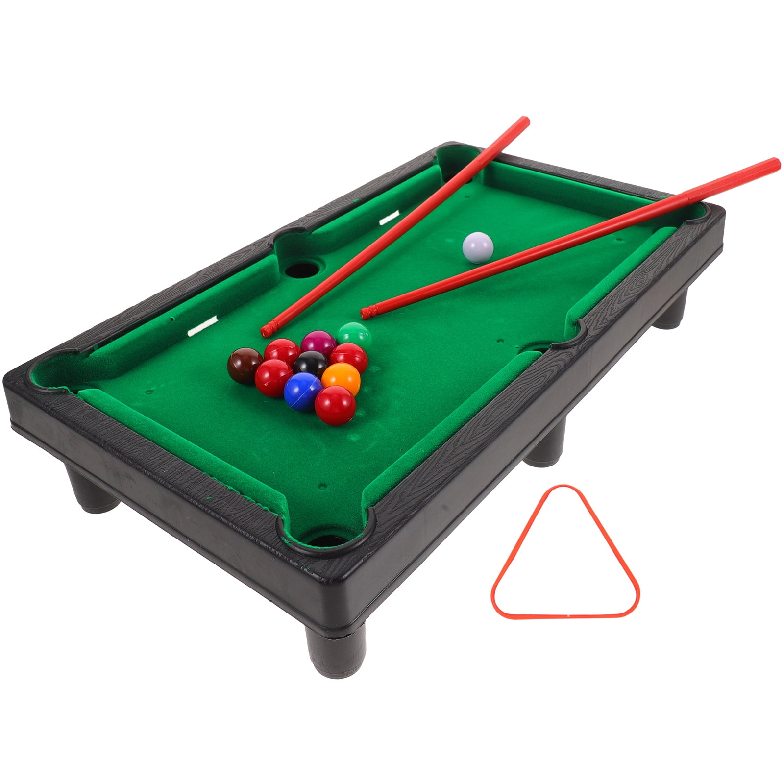 JiaHuin 1 Set Mini Pool Table Tabletop Desktop Billiard Game Toy Home ...