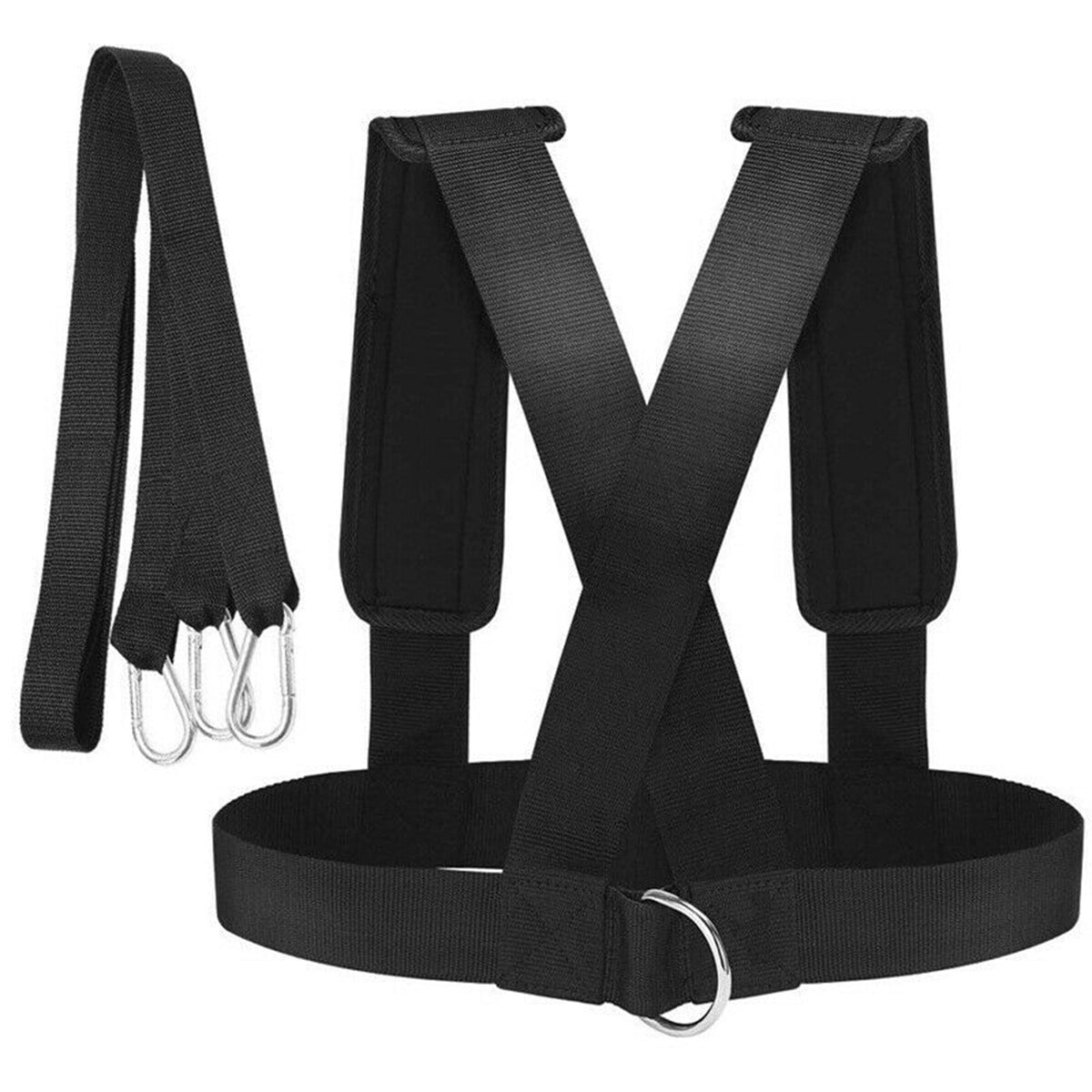 OUNONA Black Ribbon Resistance Belt for Training Use Lightweight ...