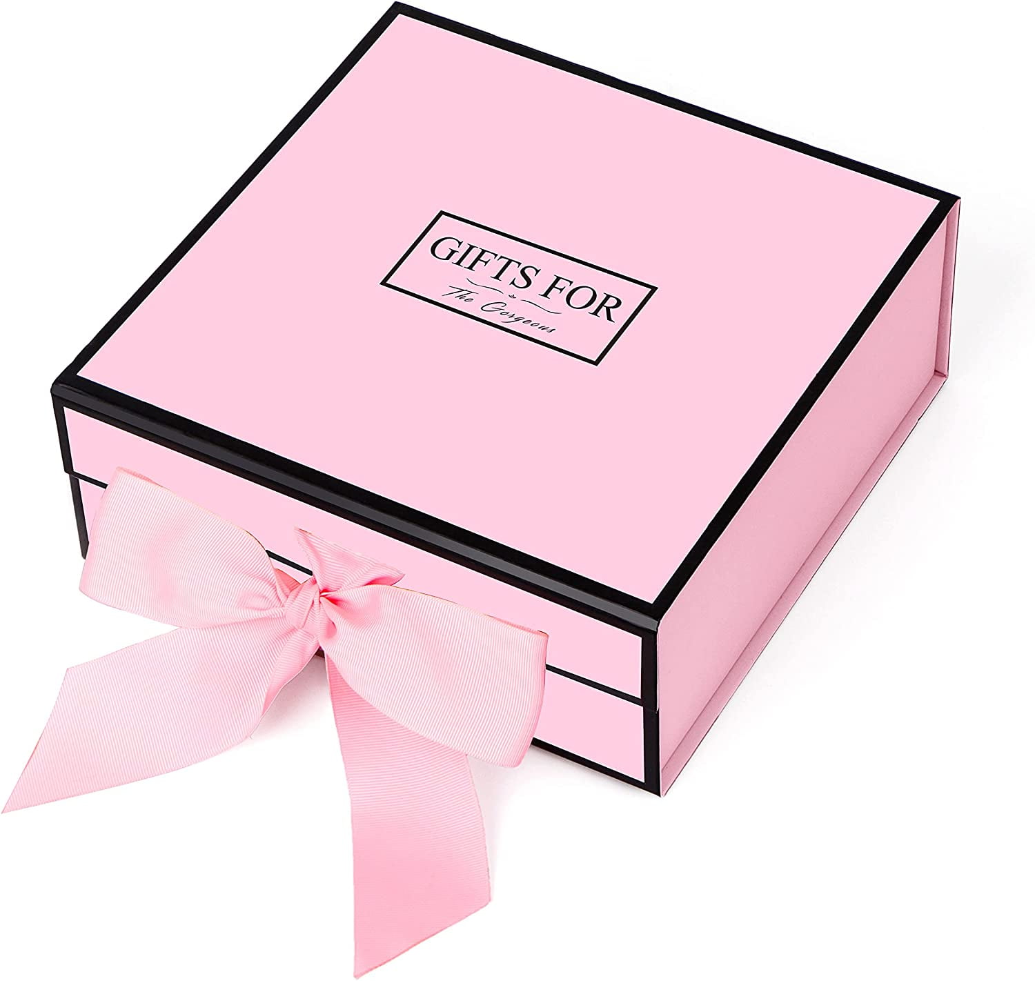 JiaWei World Gift Box 13.8x13.8x5 inches, Magnetic Gift Box with Lid ...