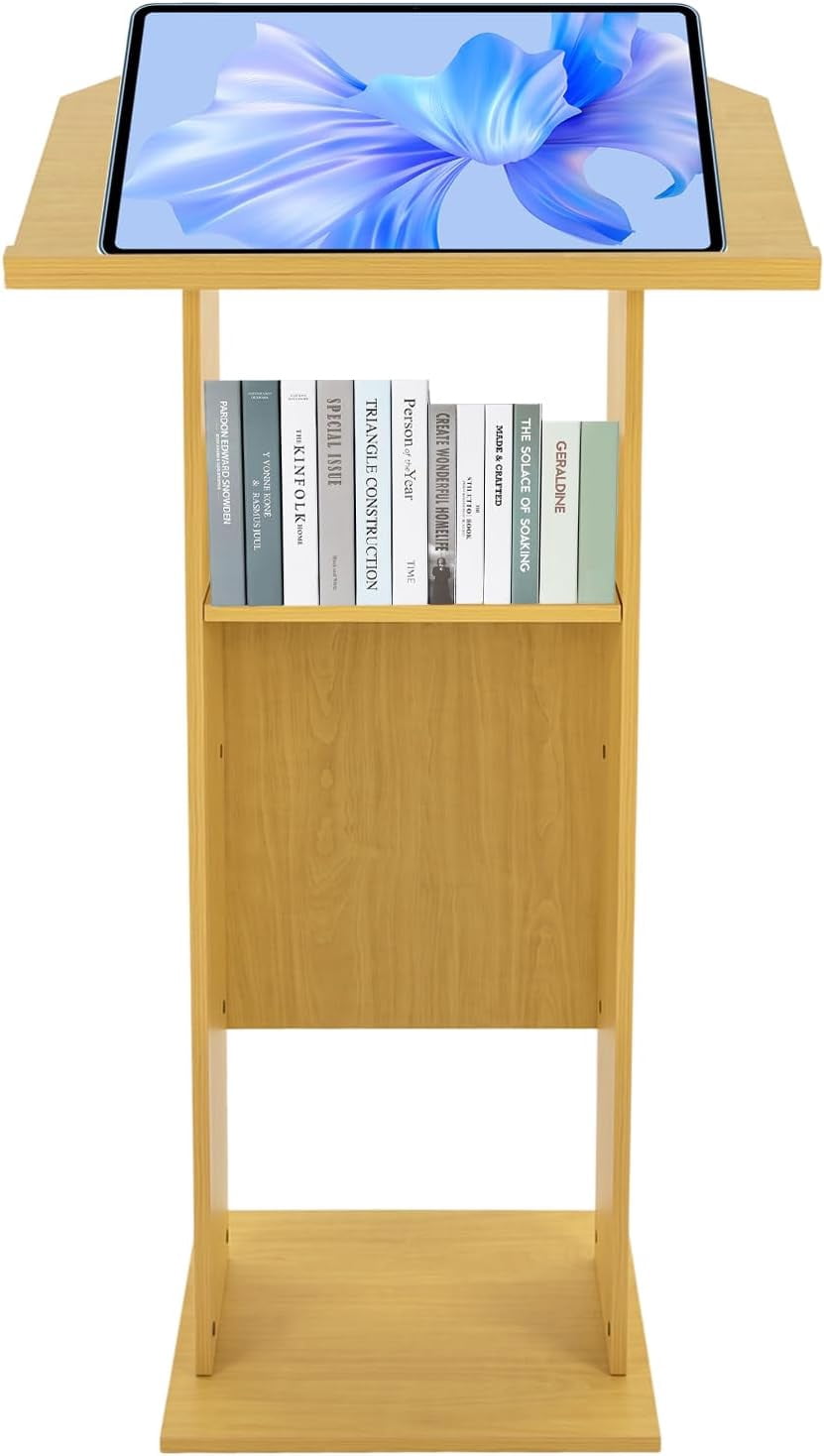 Jiabailie Presentation Standing,Wooden Lectern Podium Stand,Modern ...