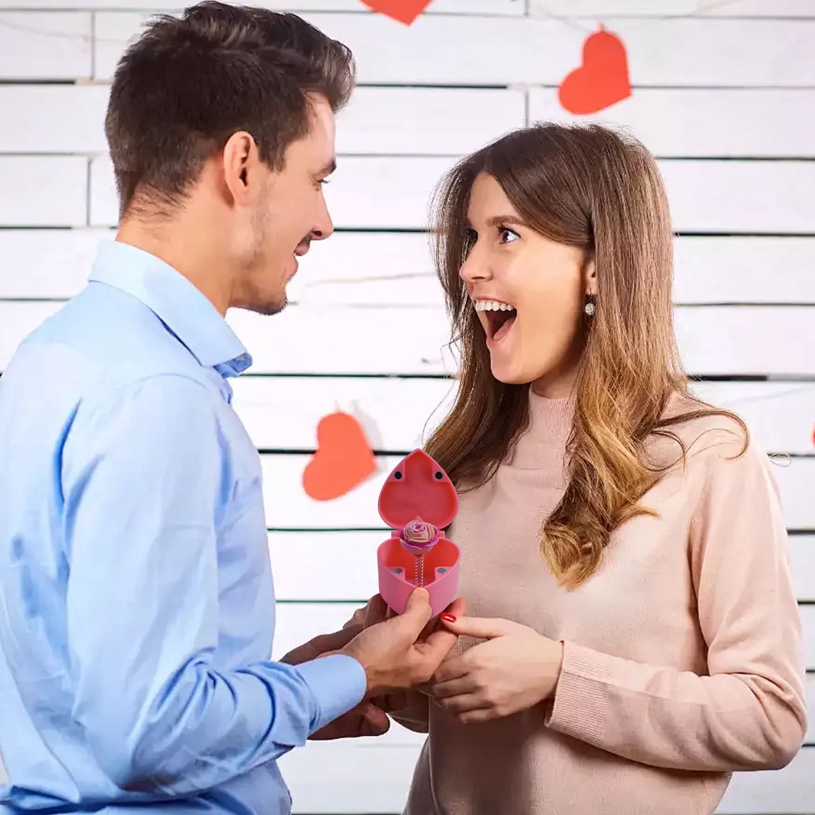 Jiaeri Valentines Gift Box with Pop Up Rose Surprise, Magnetic Opening ...