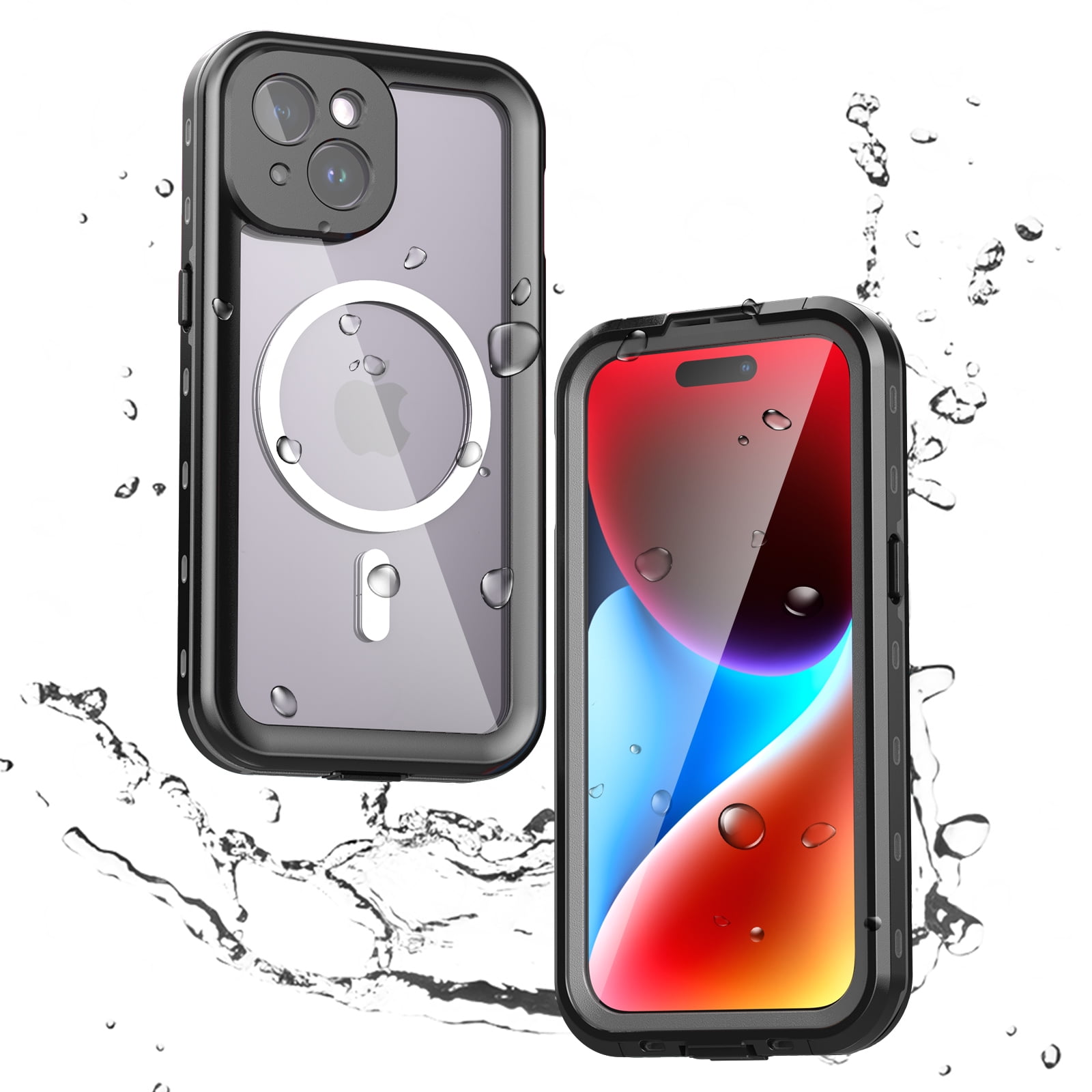 JiaheCover iPhone 13 Case,IP68 Waterproof Shockproof Built-in Screen ...