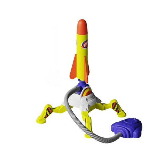 Jiakora Toy Rocket Launcher for Kids, Launch up to 100 ft, 8 Rockets ...