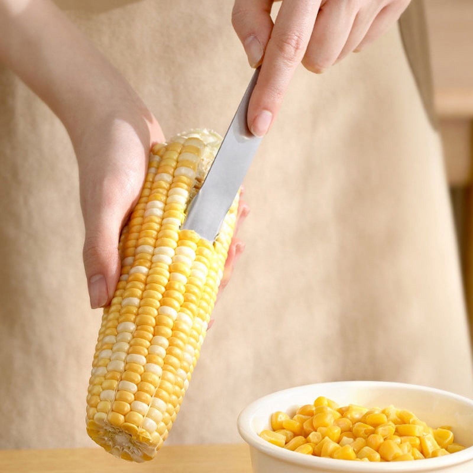 Jialili Kitchen Fresh Corn Peeling Planer Manual Corn Planer Thresher Stainless Steel Corn ...