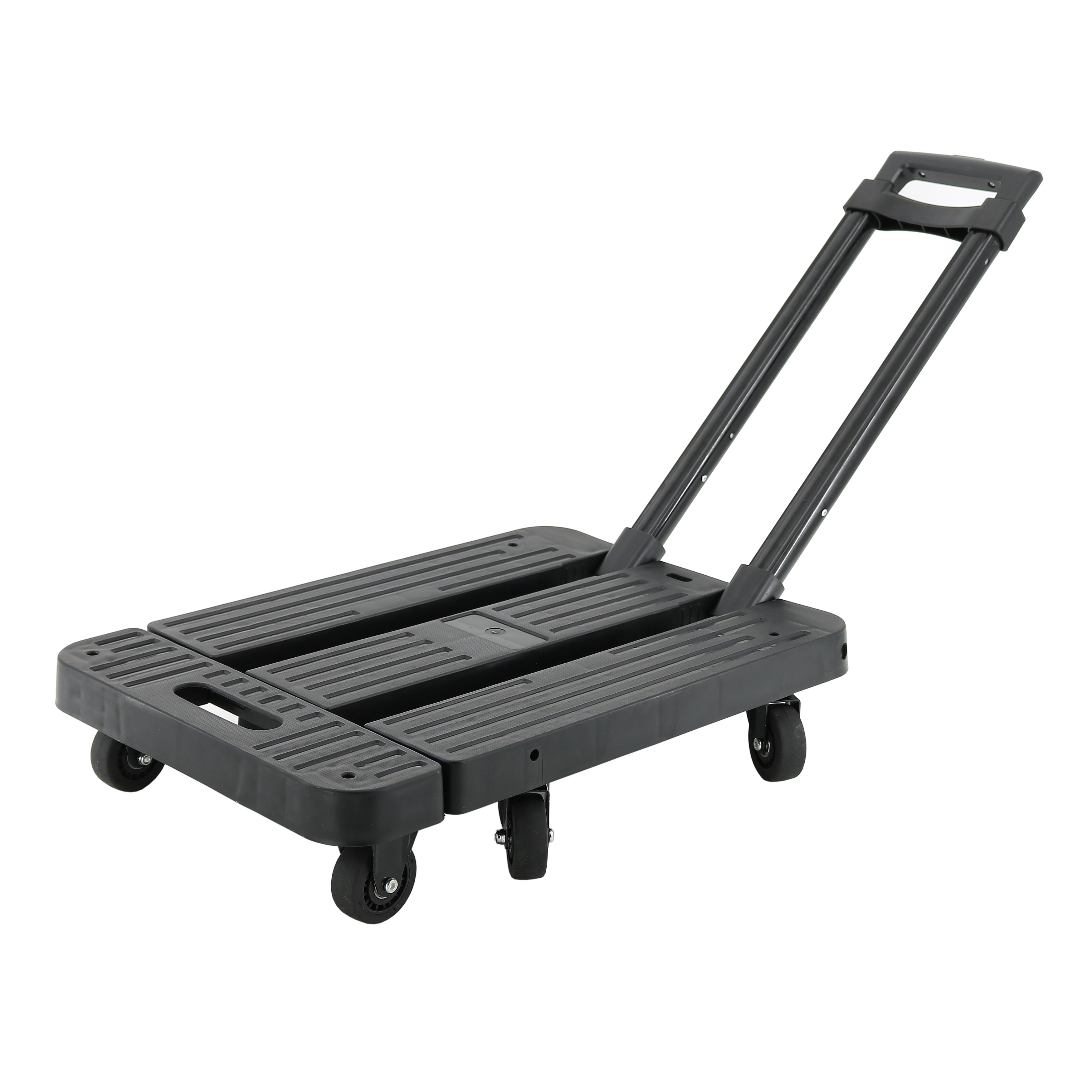 Jiallo Heavy Duty Foldable Utility Dolly Platform Crate with 6 ...