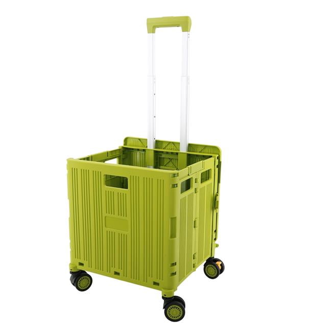 Jiallo Jiallo Foldable Utility Crate with 360 Spinner Wheels ...