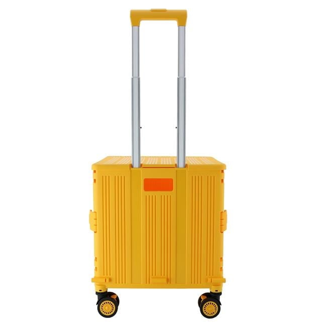 Jiallo SW2220OR Jiallo Foldable Utility Crate with 360 Spinner Wheels ...