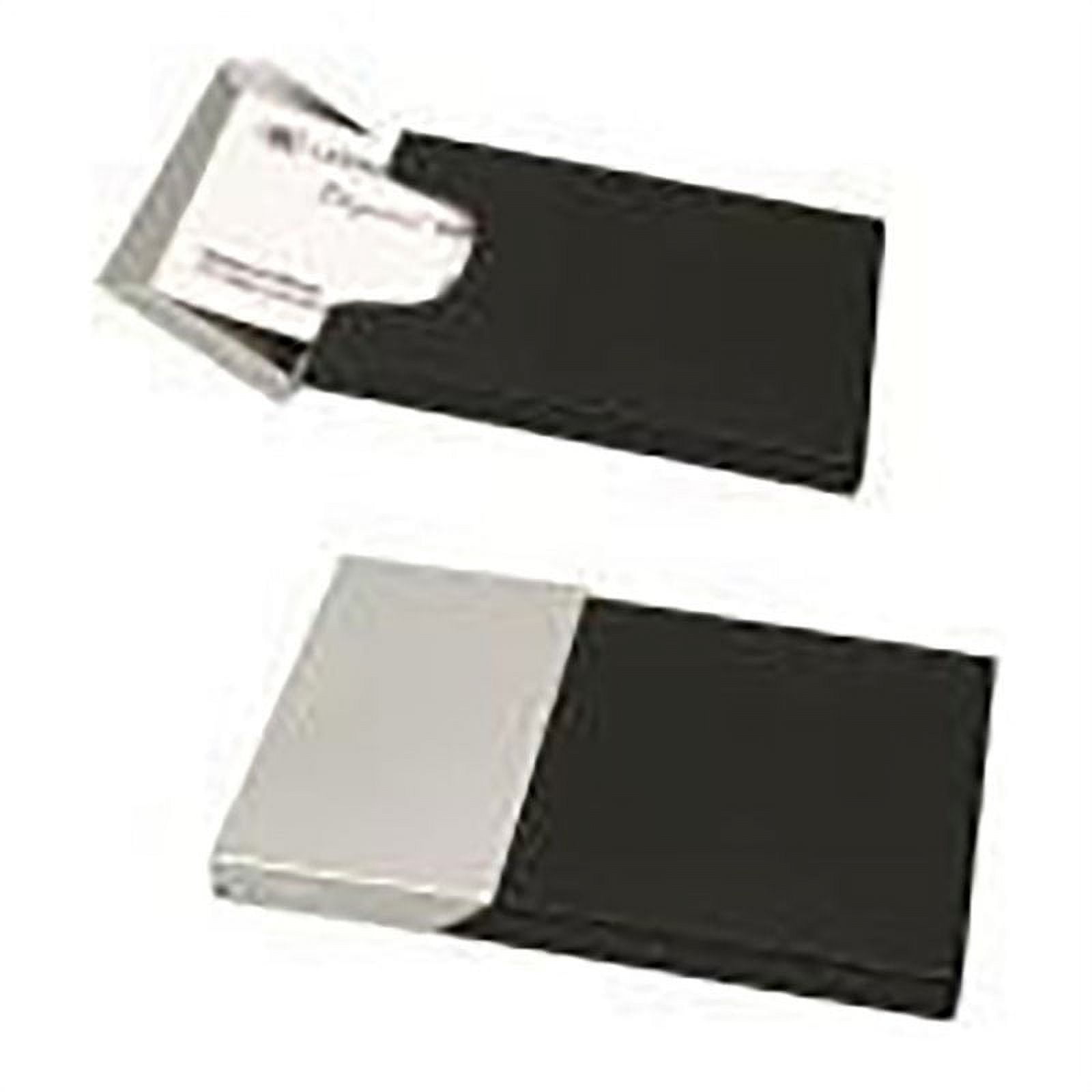 Jiallo Modern Stainless Steel Business Card Case in Black/Chrome ...
