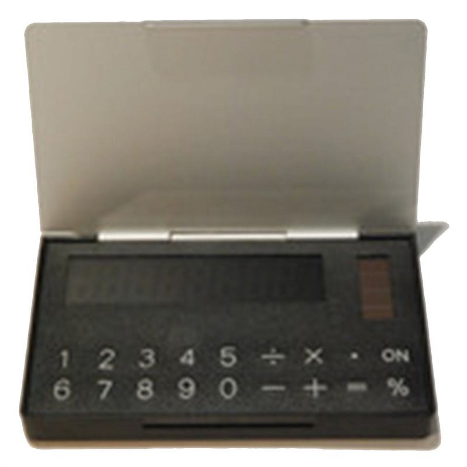 Jiallo Modern Stainless Steel Card Case/Calculator in Black/Silver ...