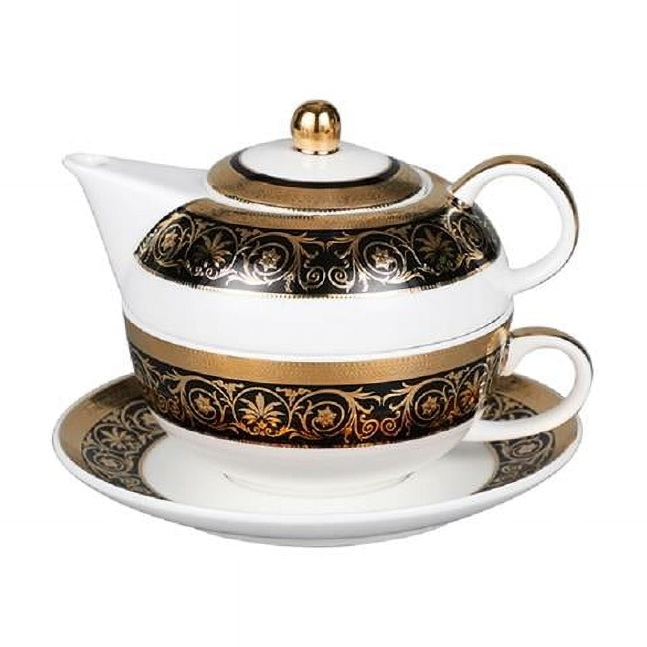 Jiallo PT0430-T-E001 Majestic Tea Service - Tea for one Tea Set ...