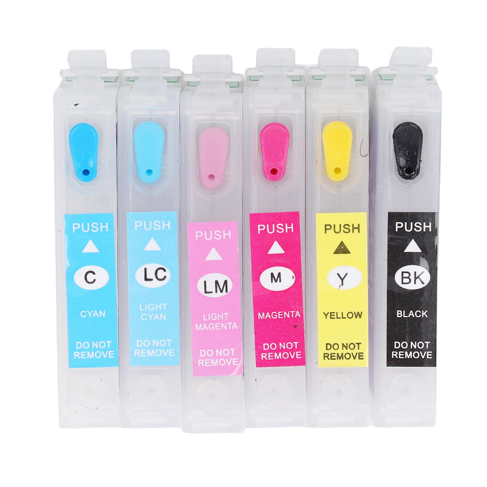 Jiameifeifu 6 Colors Ink Cartridge with Permanent Chip Replacement ...
