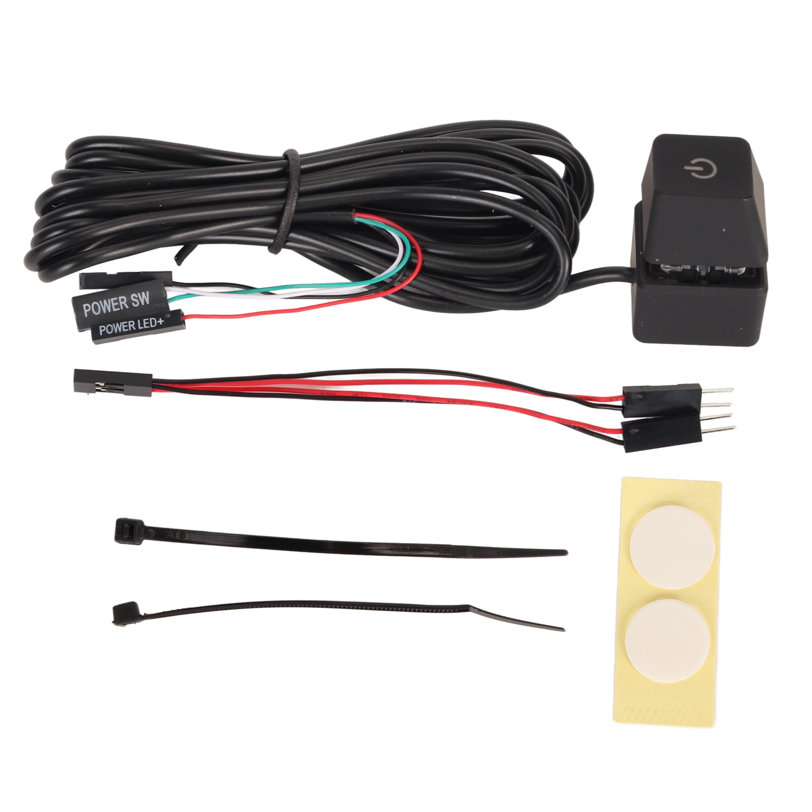 Jiameifeifu PC Power Switch Blue Switch Mechanical Key Backlit Plug and ...