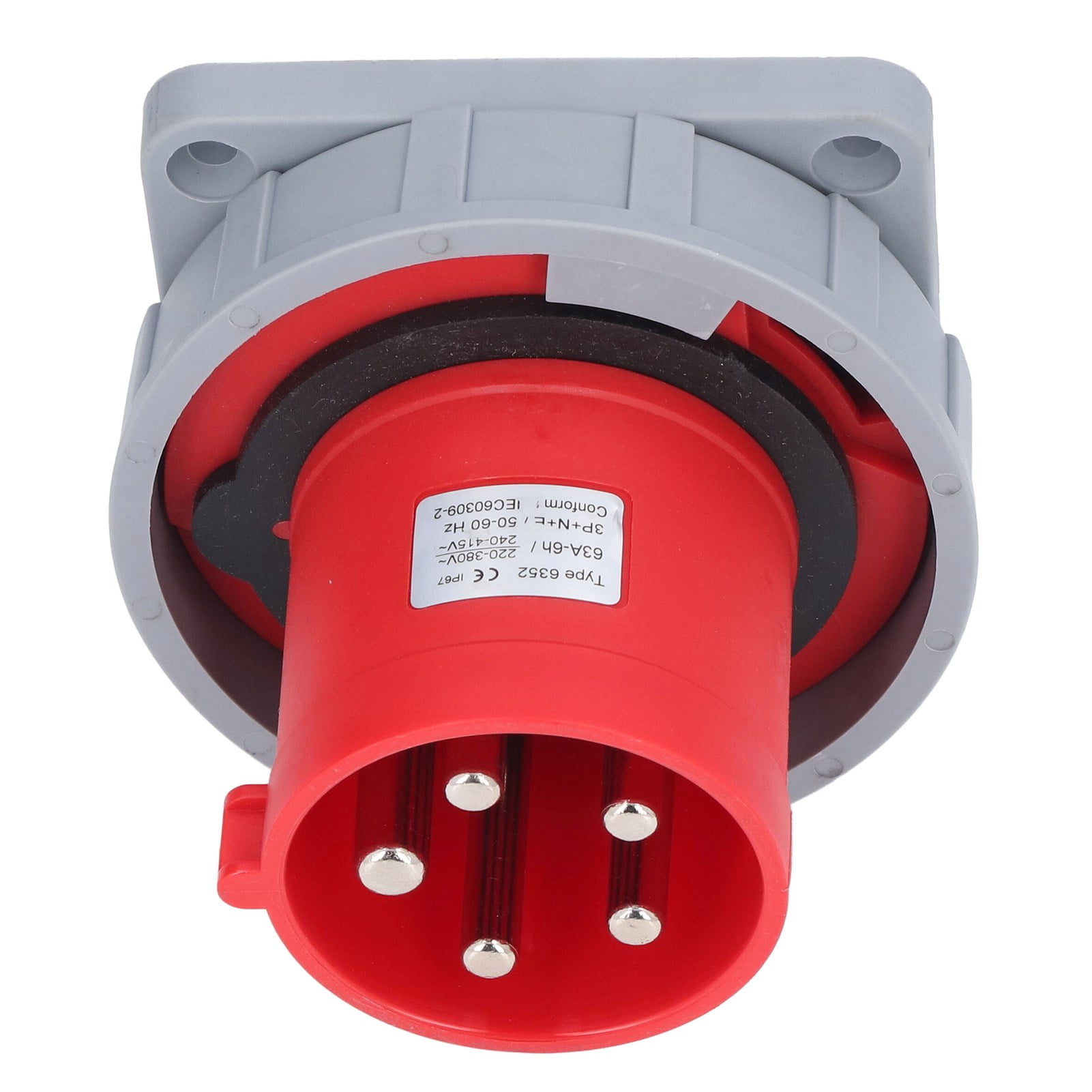 Jiameifeifu Waterproof Aviation Connector Outlet Nylon Brass 5 Pin ...