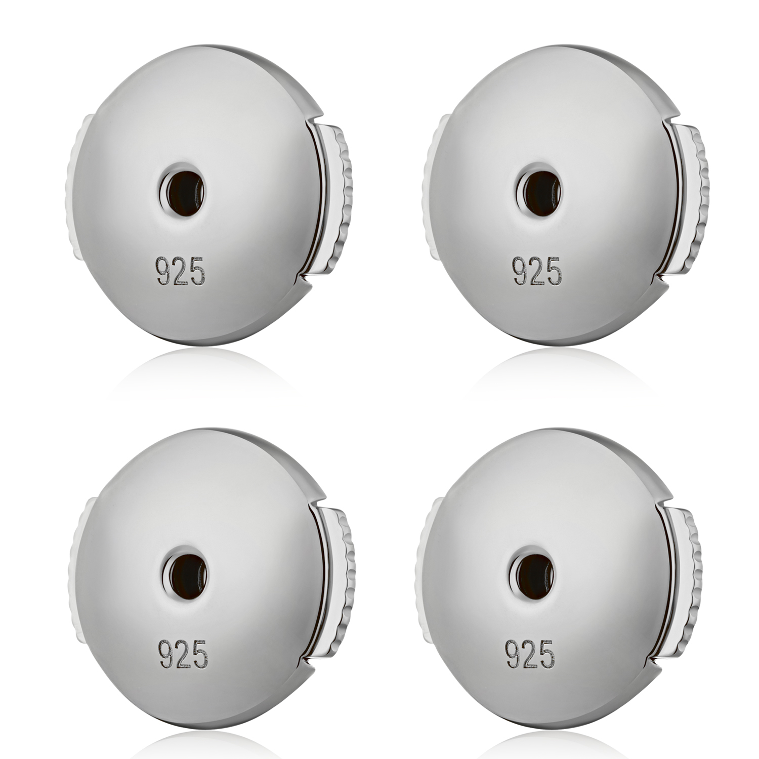 Jiamiaoi Earring Backs Locking Earring Backs for Studs 925 Sterling ...