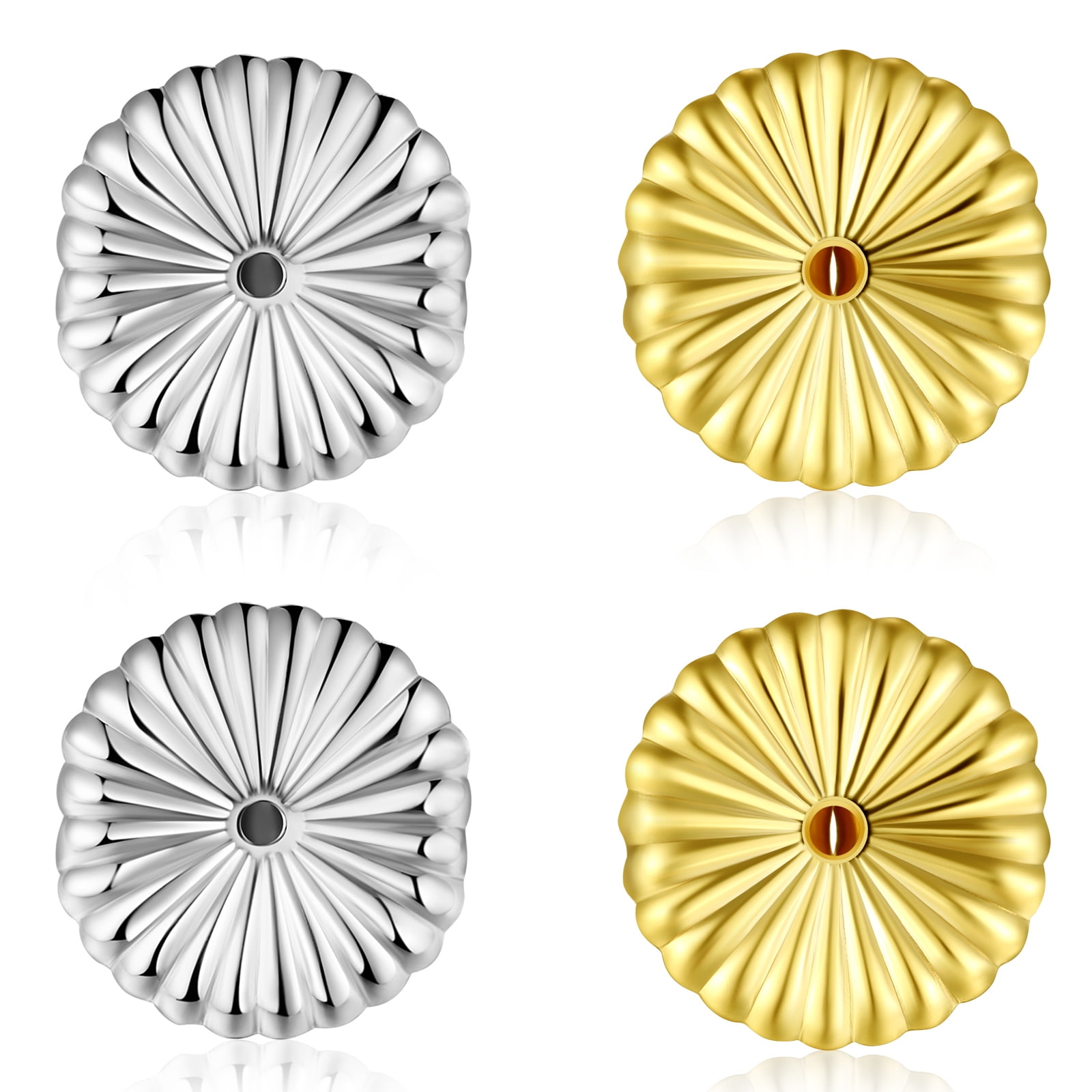 Jiamiaoi Earring Backs Locking Earring Backs for Studs 925 Sterling ...