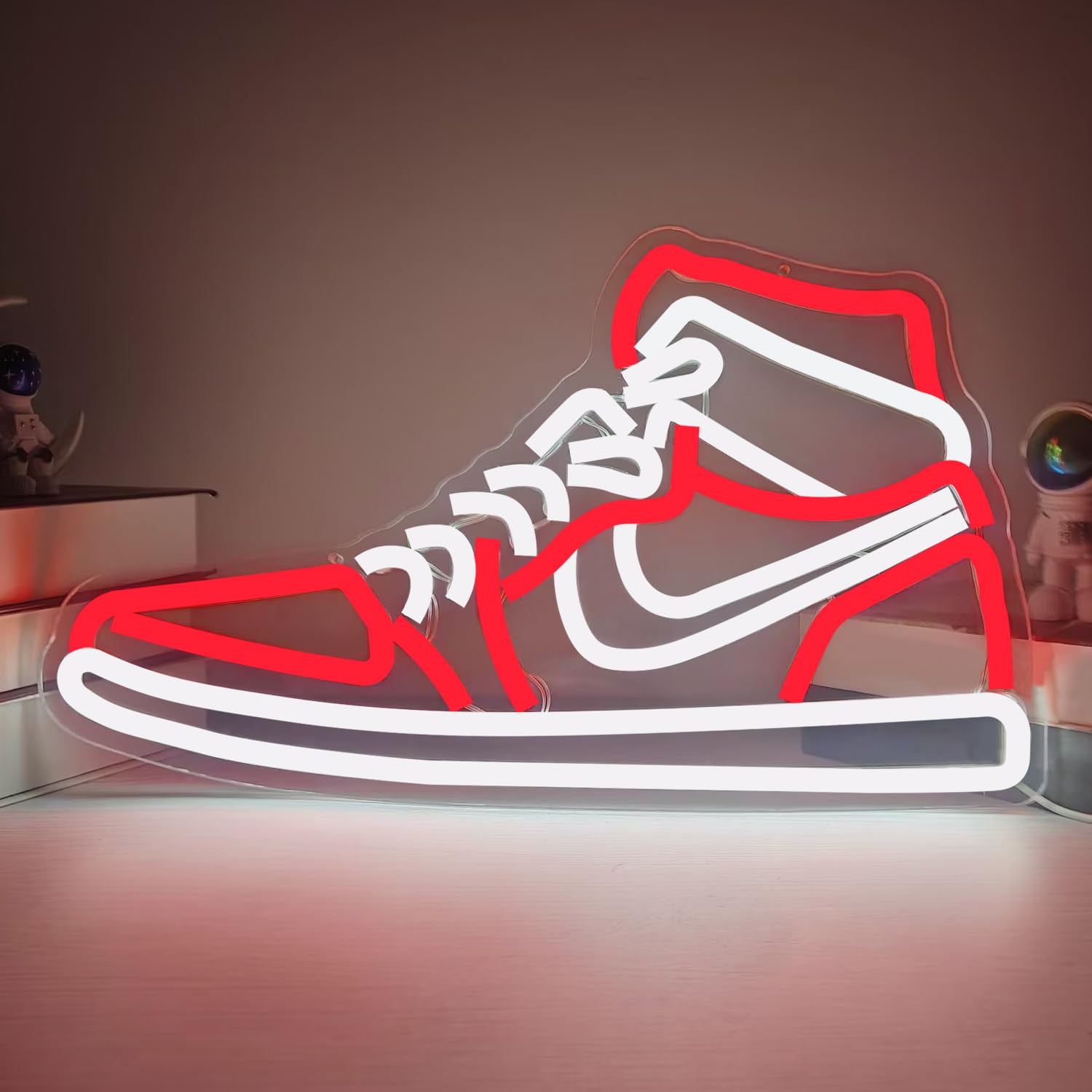 JianJung Sneaker Neon Signs for Wall Decor Dimmable Shoe LED Signs Neon ...