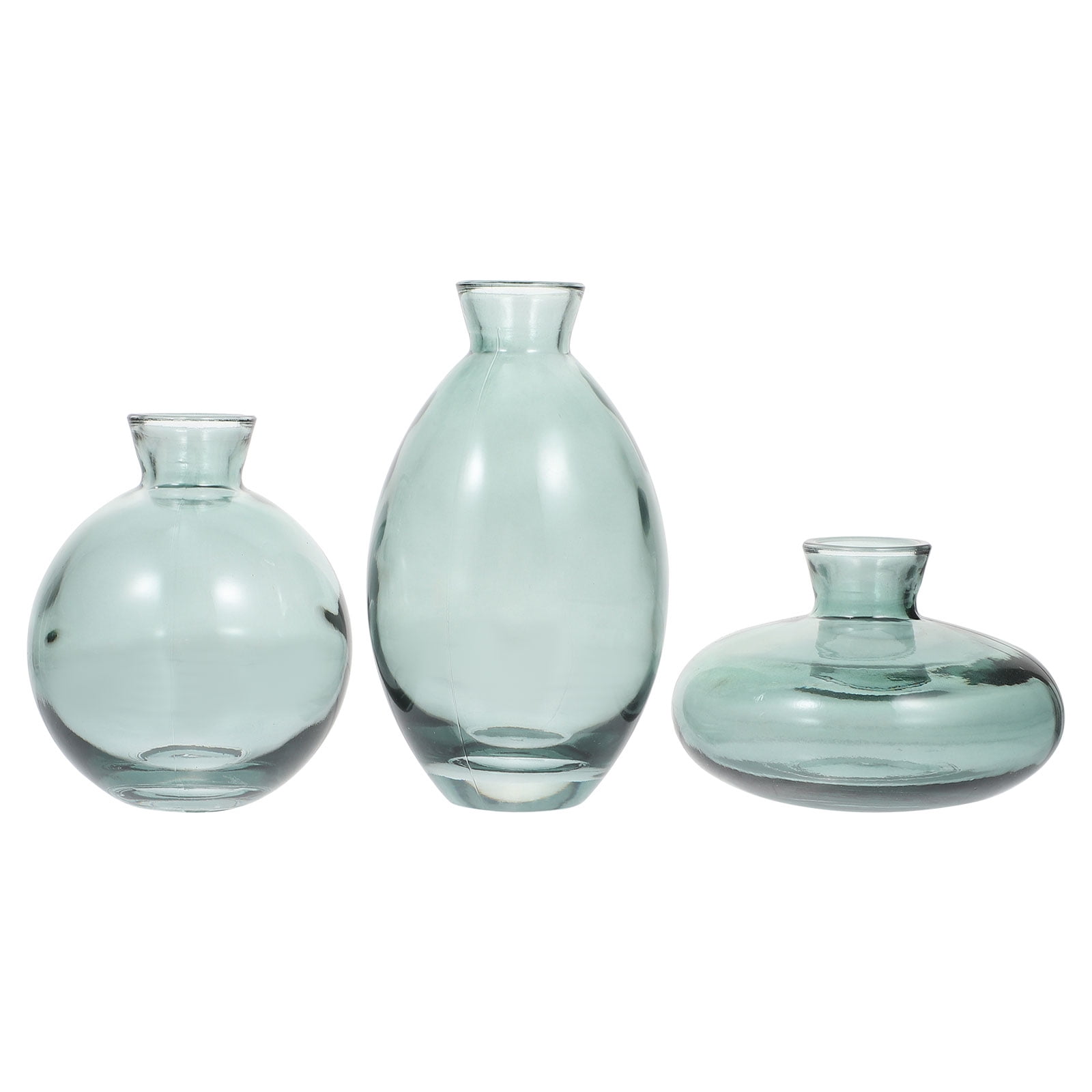 Jiandong Glass Vase Mini Glass Hydroponic Vase Set for Home Decor ...