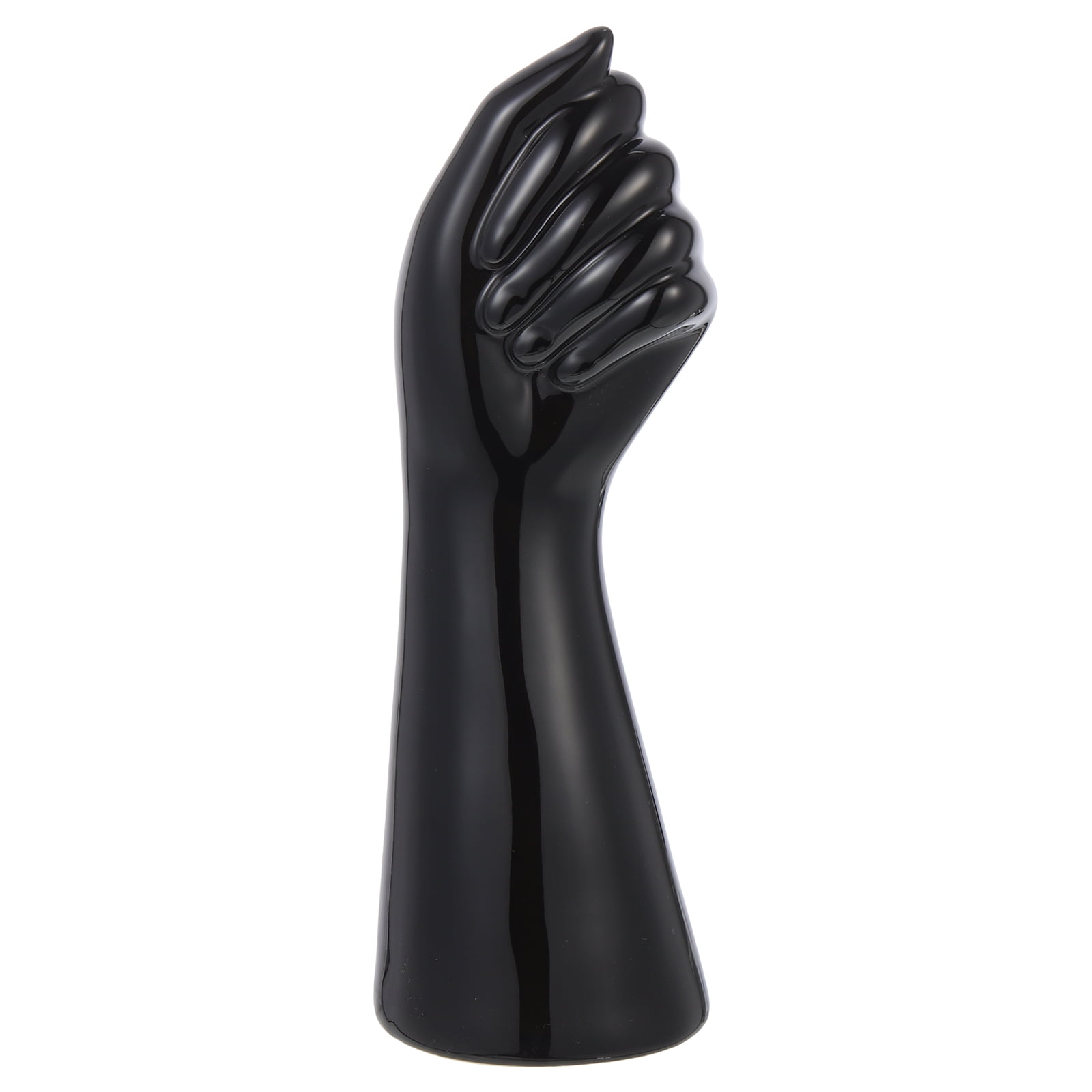 Jiandong Hand Vase Black Glass Vase for Modern Home Decor(9.25X3.15X2.95Inch) - Walmart.com