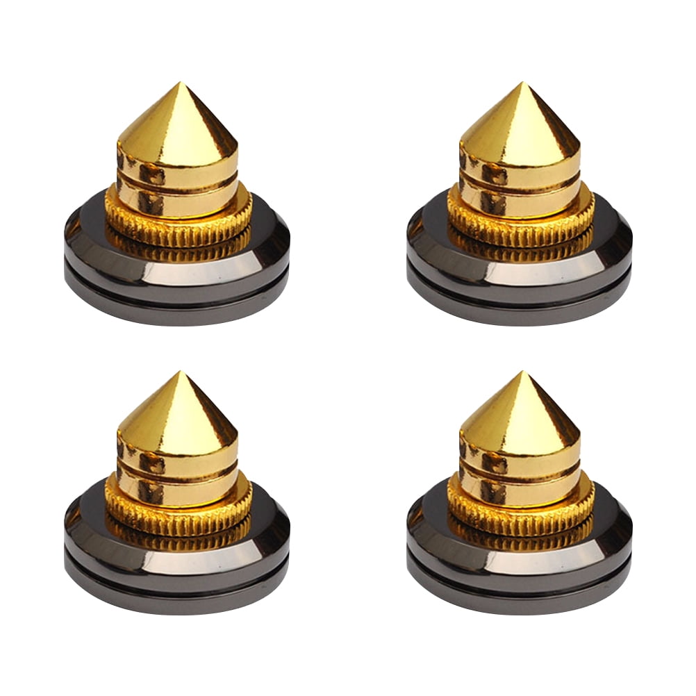 4pcs Pure Copper Speaker Spikes Stand Feet Pad Turntable DIY Speaker ...