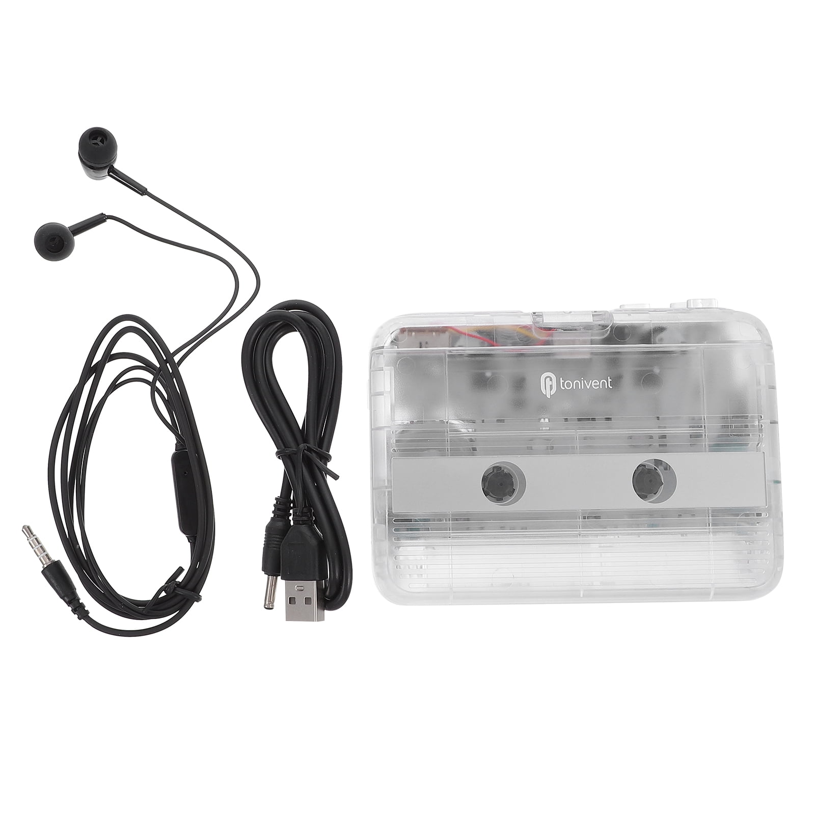Jiandong Tape Player Cassette Tape Player Multipurpose Transparent ...