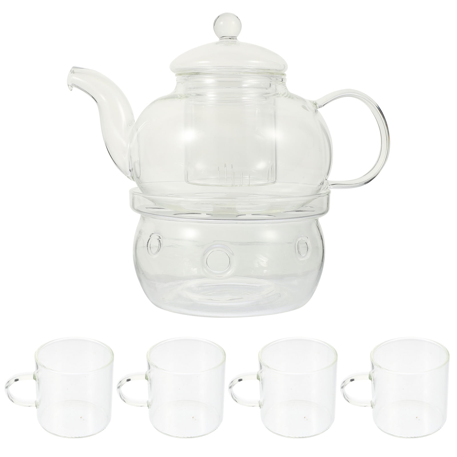 Jiandong Teapot Tea Kettle Glass Teapot Set Water Pot Clear Boiling ...