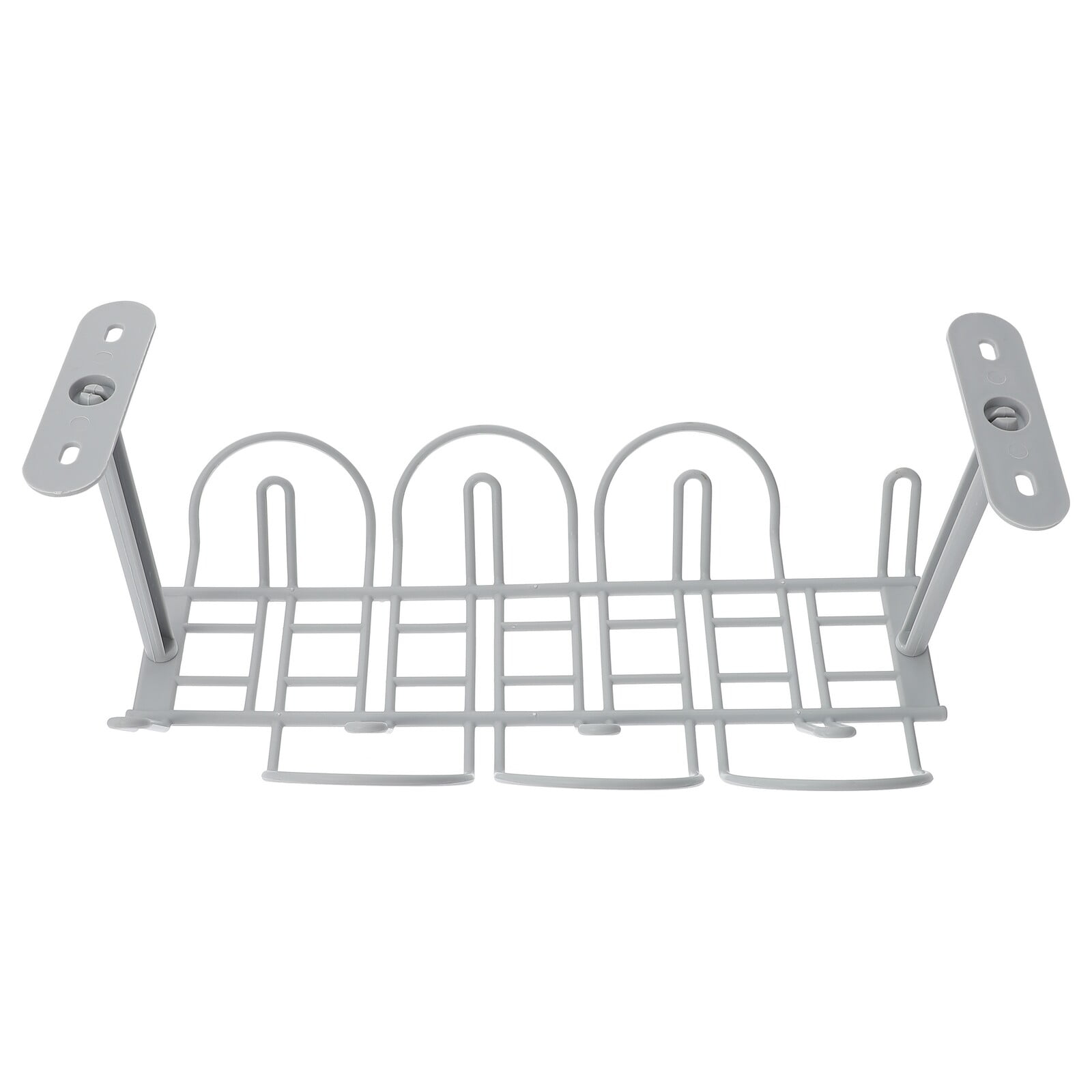 Jiandong Under Desk Cord Rack Computer Mount Cable Organizer for Home ...